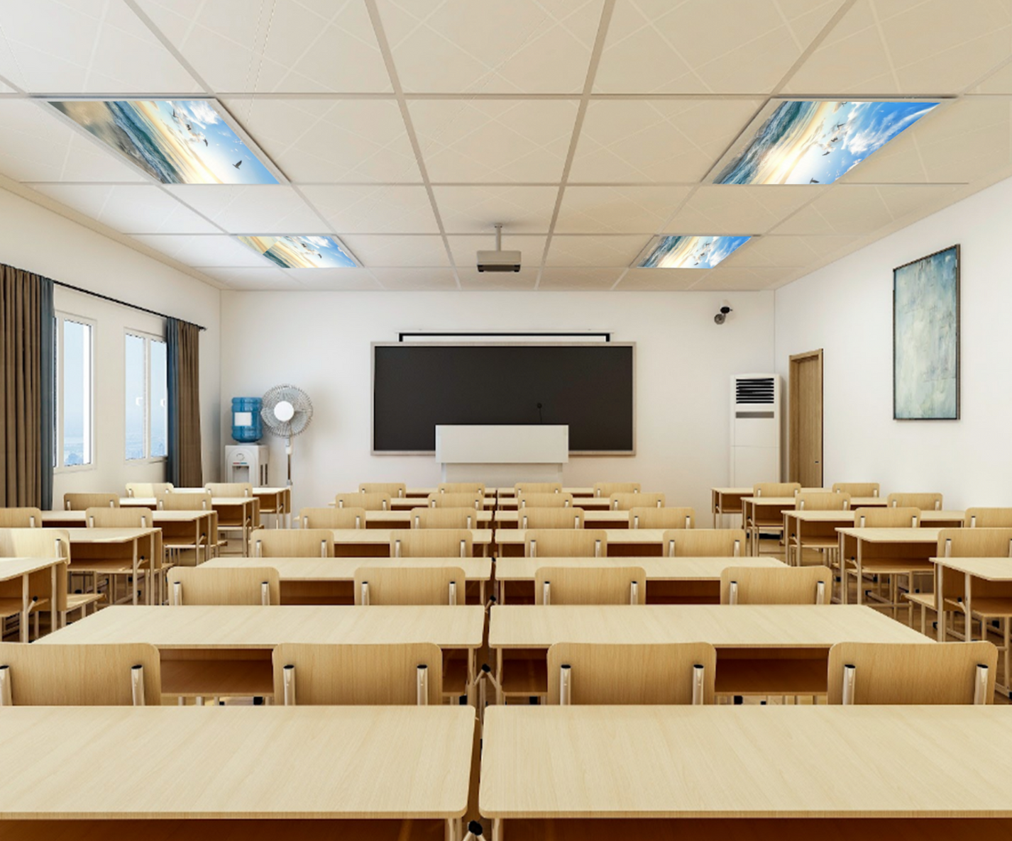 ShadeMAGIC Fluorescent Light Covers - Beach – Shade Magic Covers